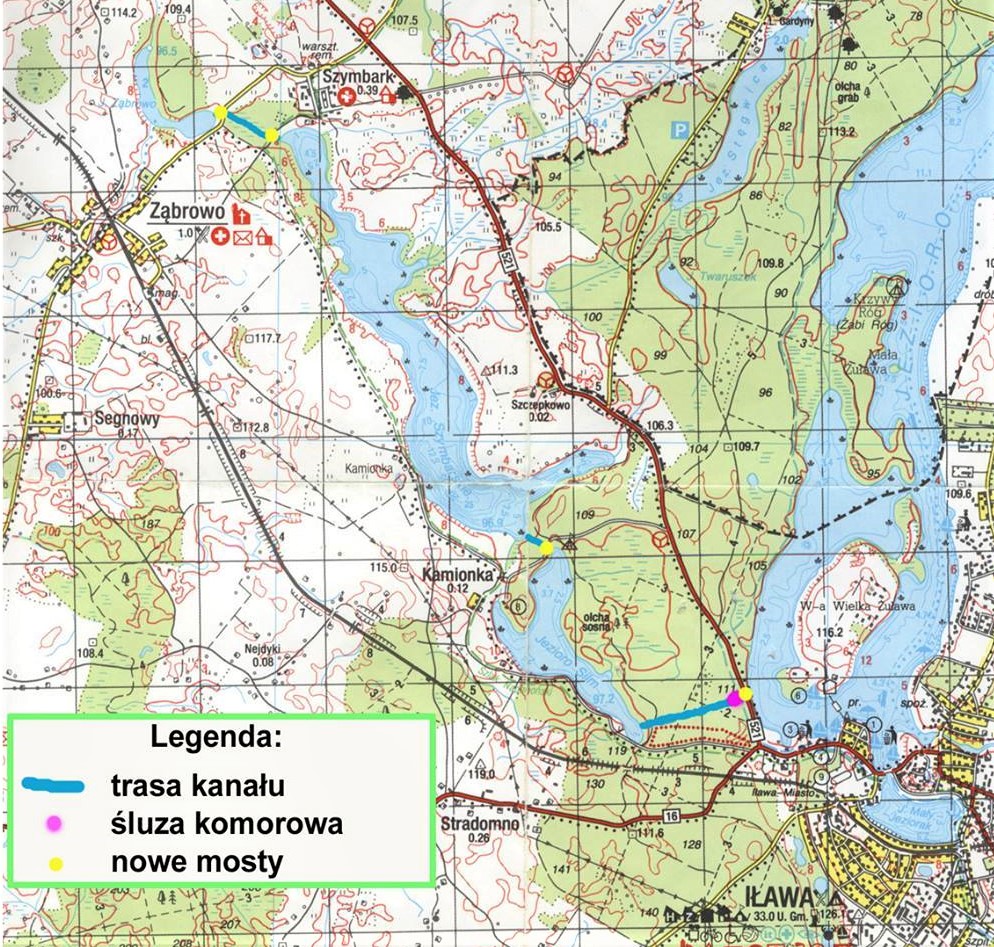 Plany łączenia jezior Pojezierza Iławskiego z morzem: Kanał jezioro ...